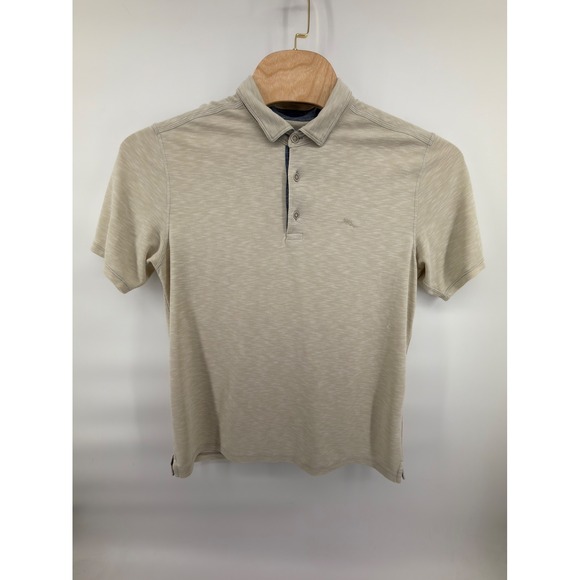Tommy Bahama | Shirts | Tommy Bahama Polo Shirt Mens Large Beige ...